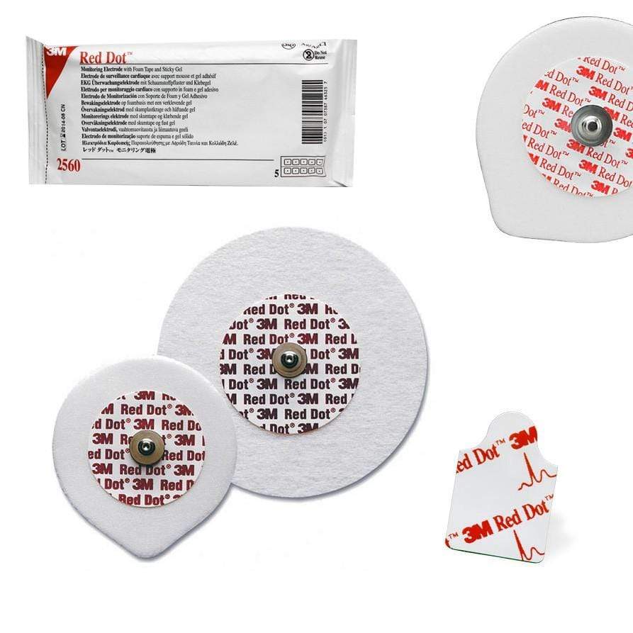 ECG Electrodes :: 3M Red Dot Monitoring Electrode
