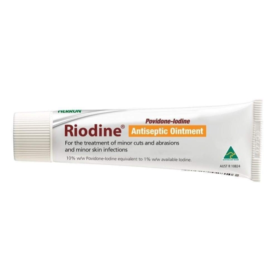Skin Preparation :: Riodine Antis Oint 25gm (Povidone Iodine 10% Oint)